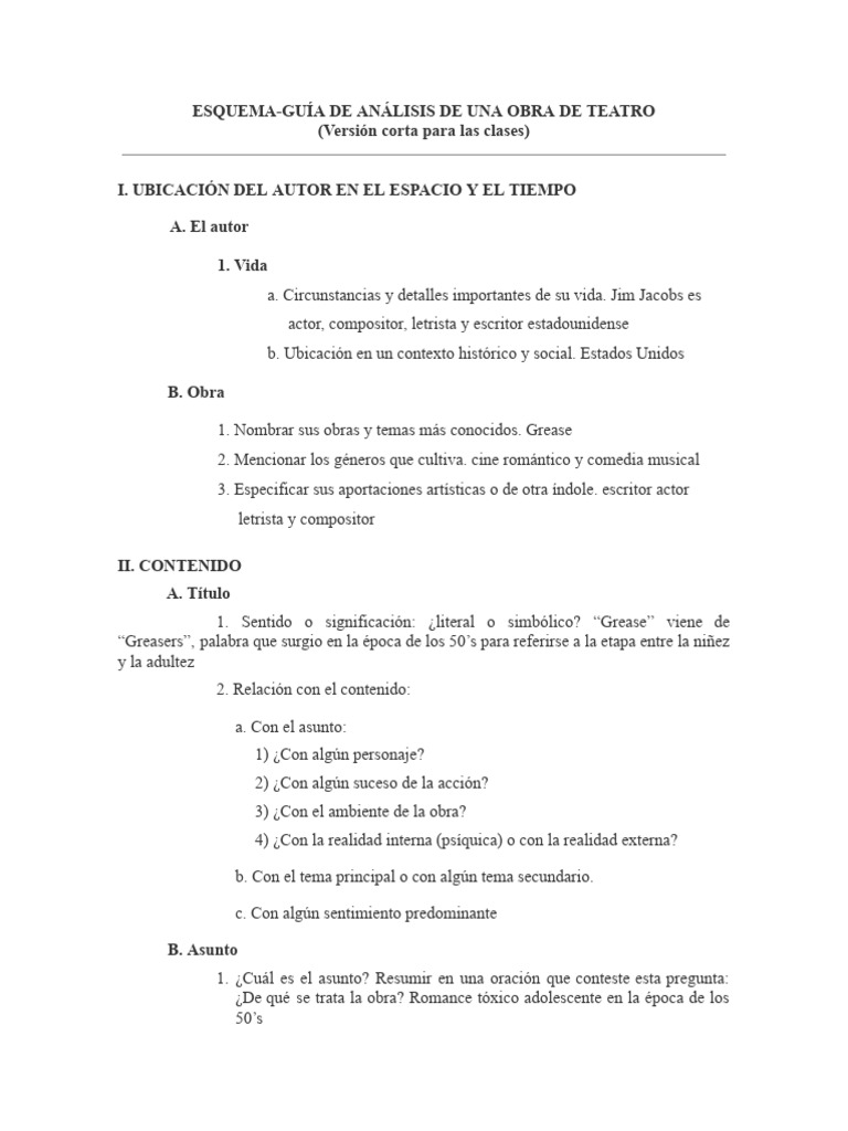 Analisis Grease | PDF | Ficción general