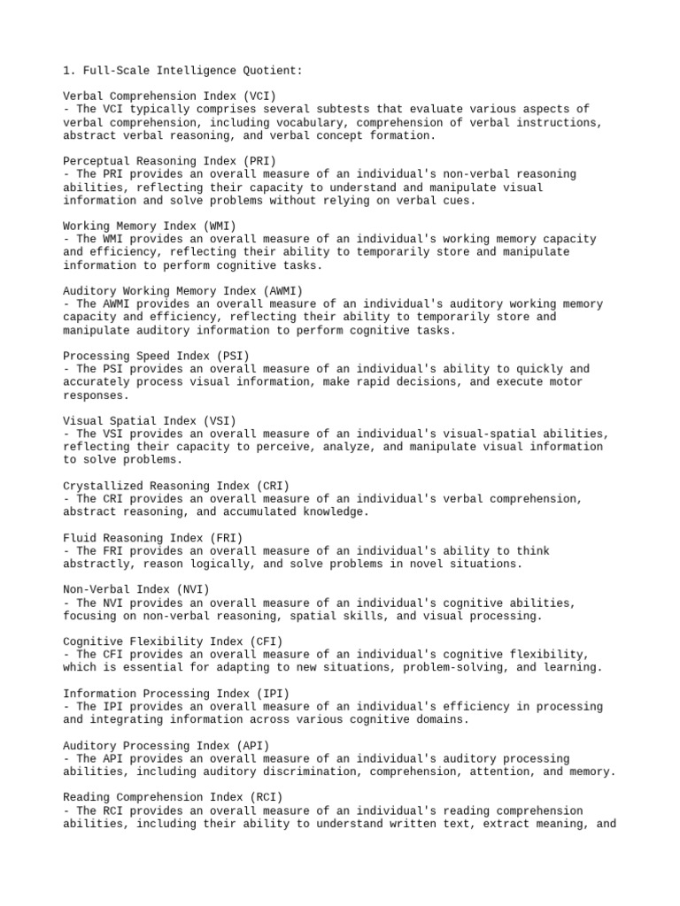 Intelligence Scaling Categories | PDF | Thought | Reason