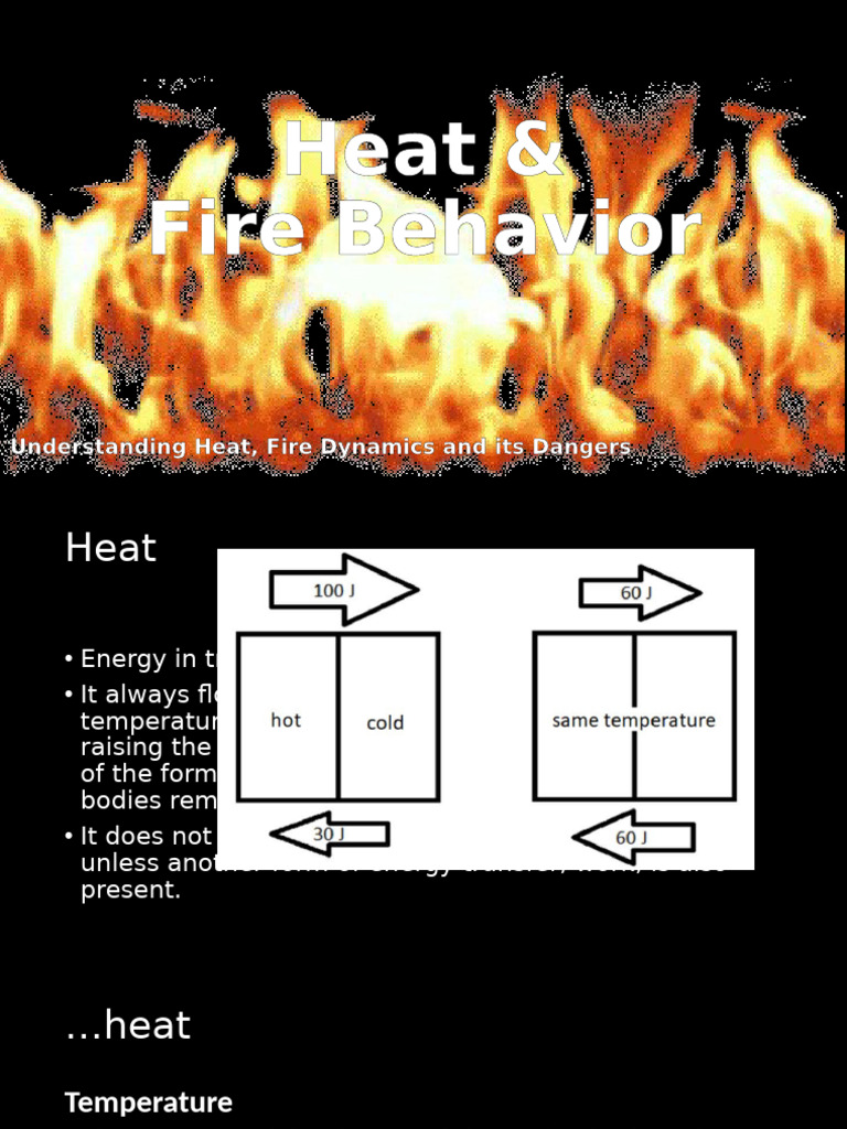 Heat & Fire Behavior | PDF | Temperature | Heat