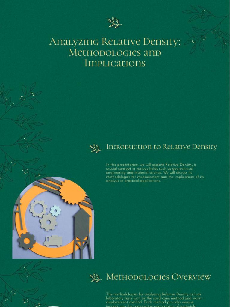 Slidesgo Analyzing Relative Density Methodologies and Implications ...