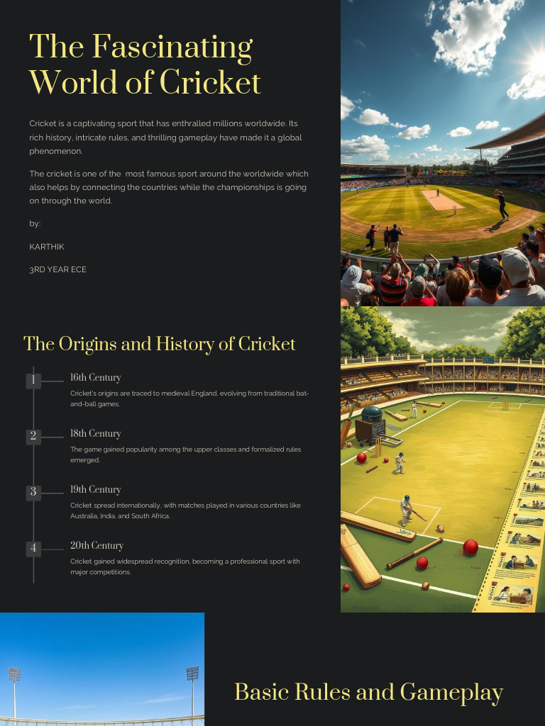 The Comprehensive Guide to Cricket | PDF | Cricket | Bowling (Cricket)