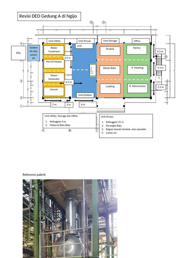 Revisi DED Gedung A Di Ngijo | PDF