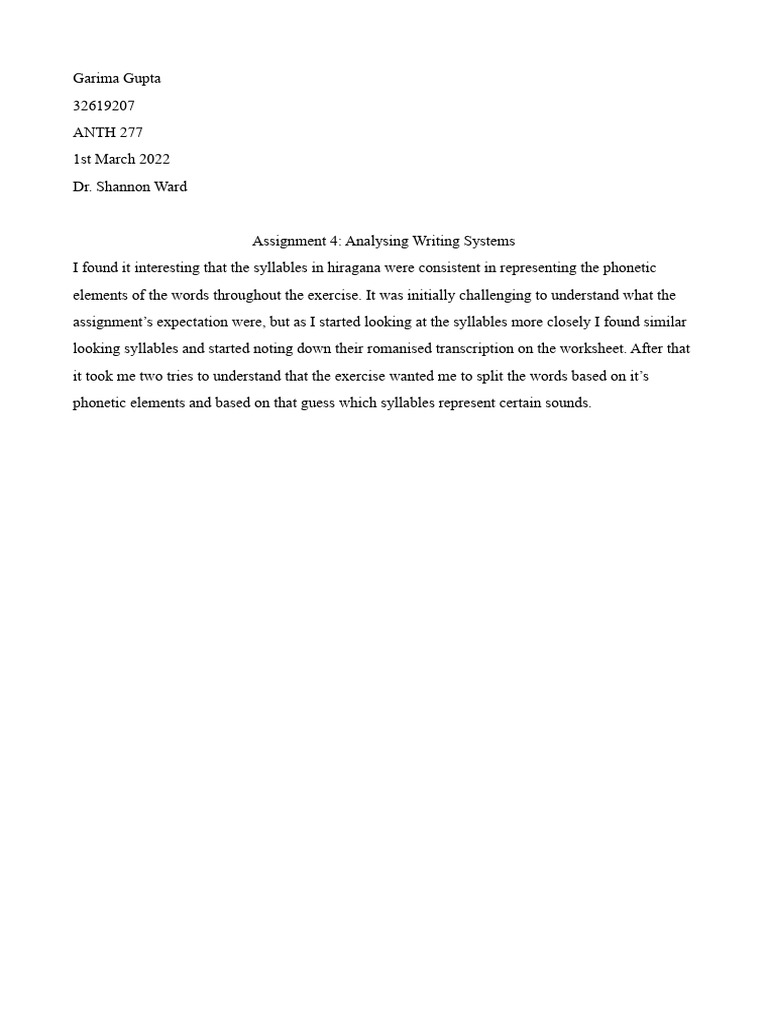 Assignment 4 Writing Systems Pdf