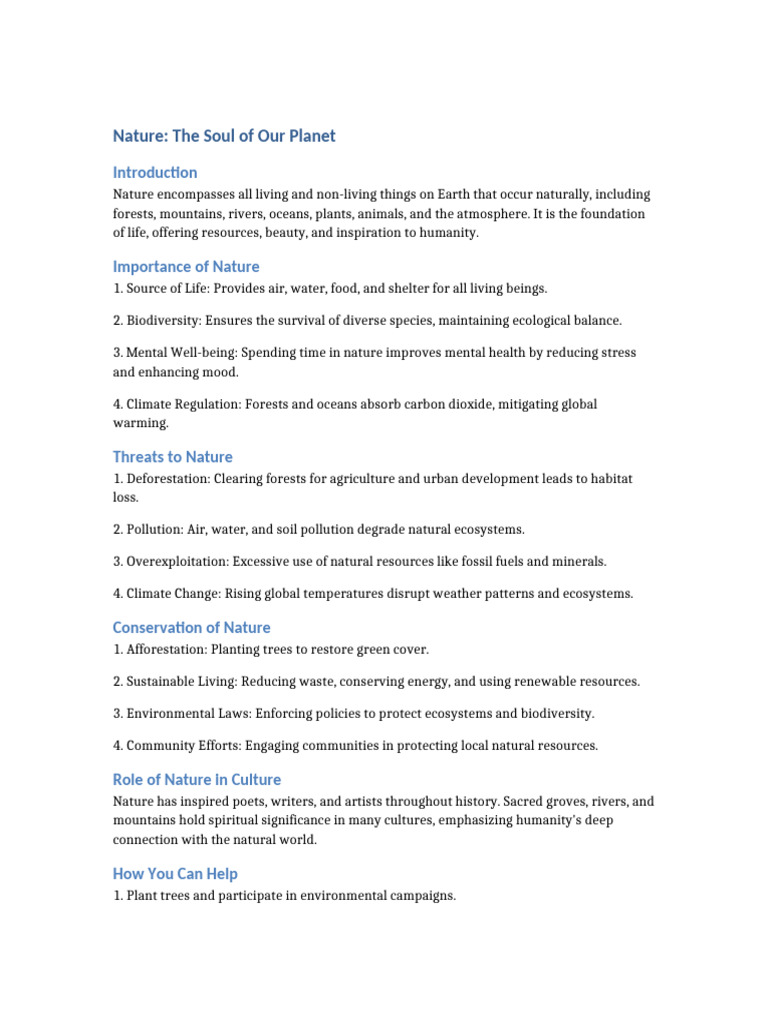 Nature Document | PDF | Science & Mathematics