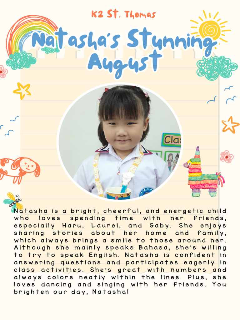 Natasha's Learning Journey | PDF | Language Arts & Discipline