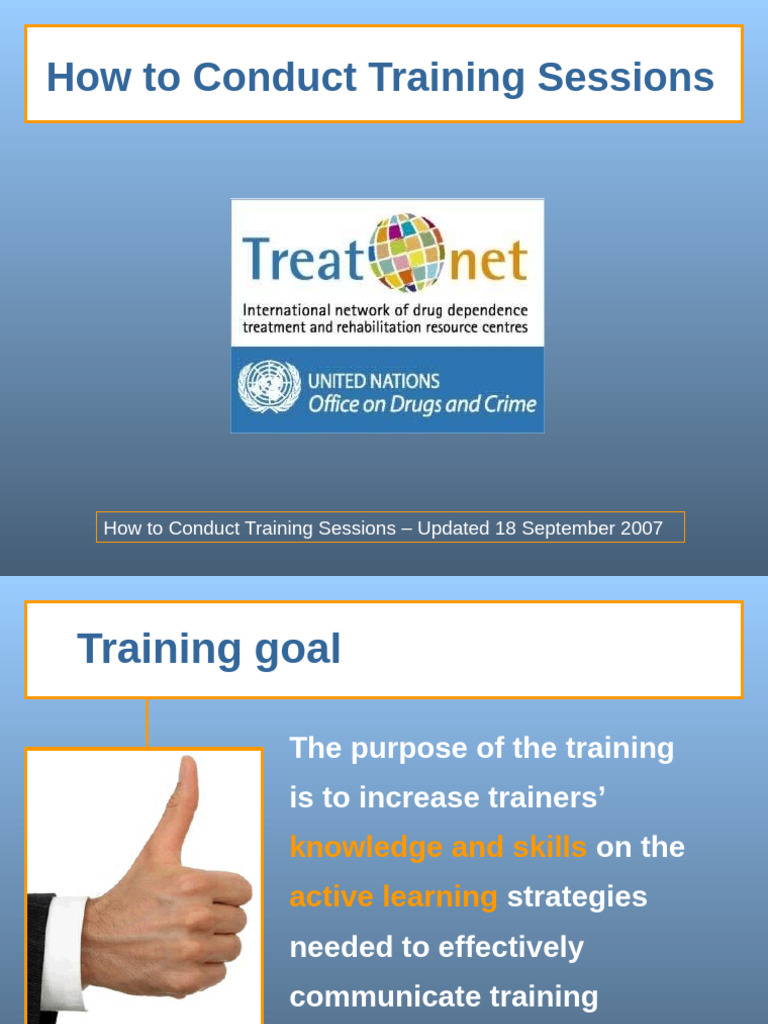 How To Conduct Training | PDF | Learning | Microsoft Power Point