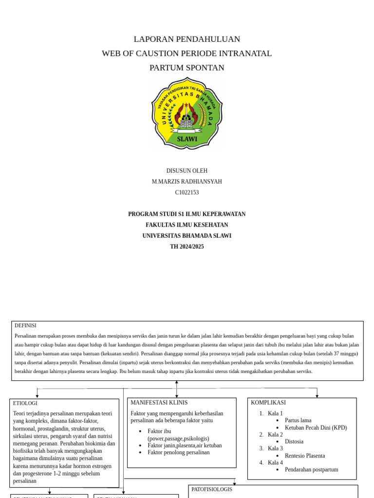 Woc Post Partum Spontan | PDF | Pengembangan Diri | Sains & Matematika