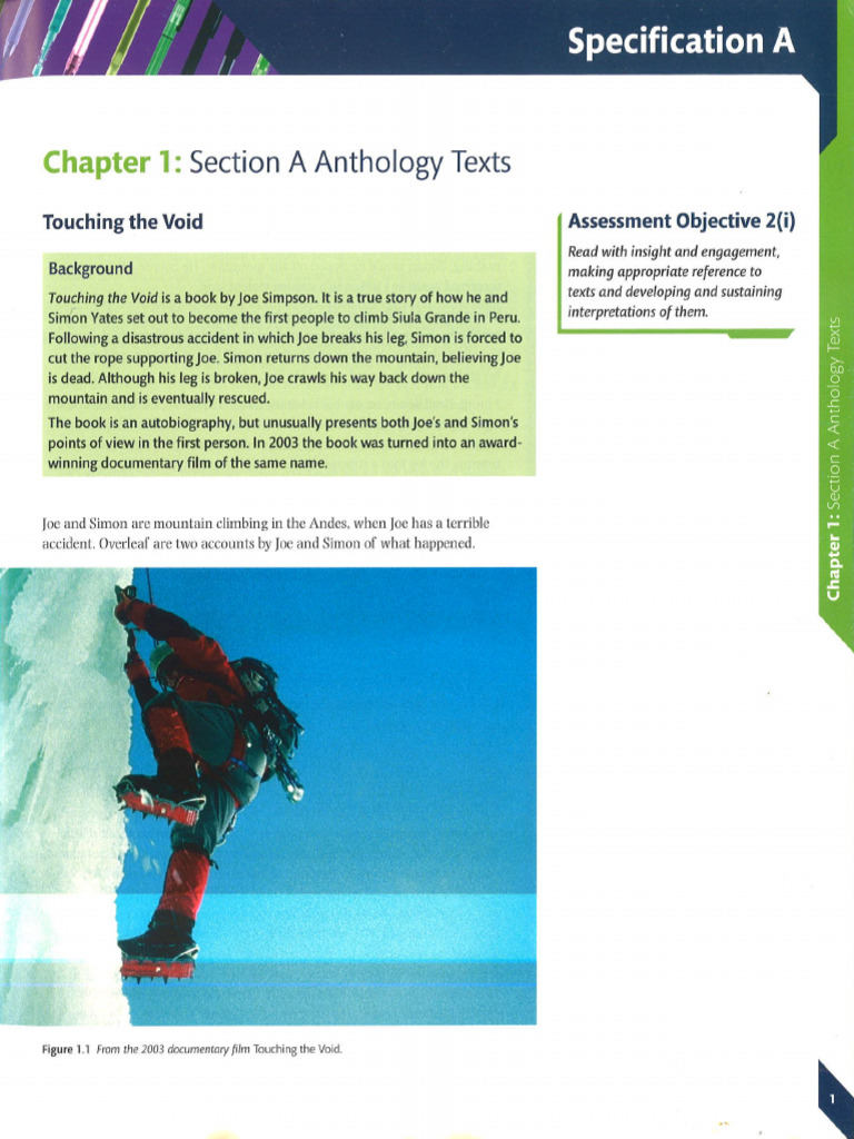 Edexcel IGCSE English A&B Student Book 1 (Chapter1) 2 | PDF