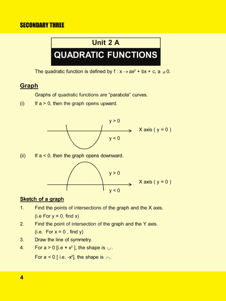 S3 Maths Unit 2 | PDF