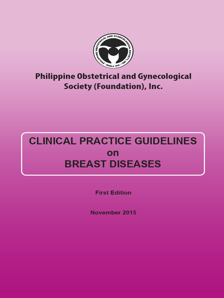 Clinical Practice Guidelines On Breast Diseases 2015 | PDF ...