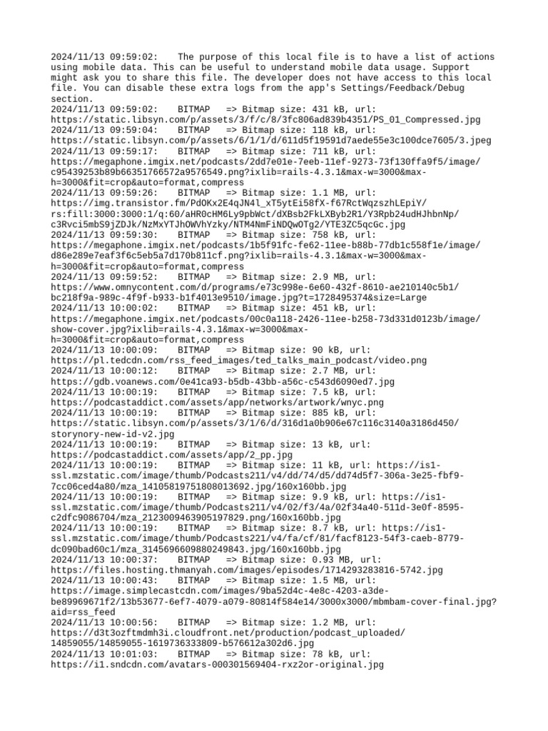 Mobile Data Tracking Log | PDF | Computing | Software