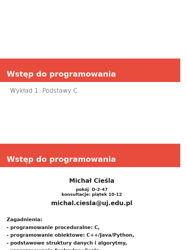 Wstep 01 | PDF