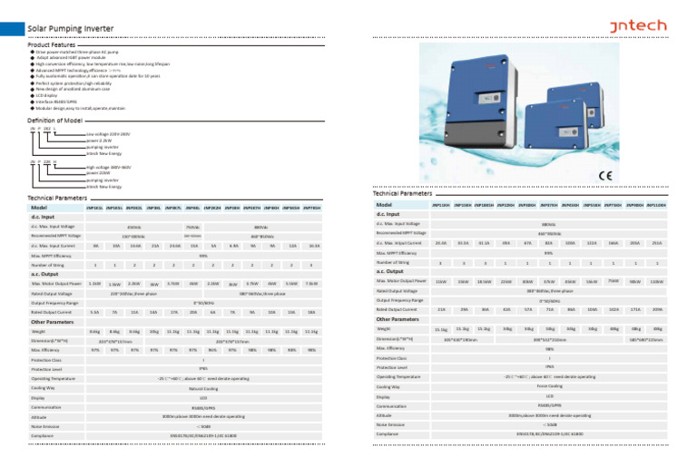Jntech-3 7k | PDF | Power Inverter | Electrical Engineering
