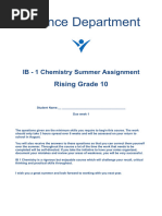 Chemsheets GCSE 1092 Moles ANS | PDF | Mole (Unit) | Chemistry