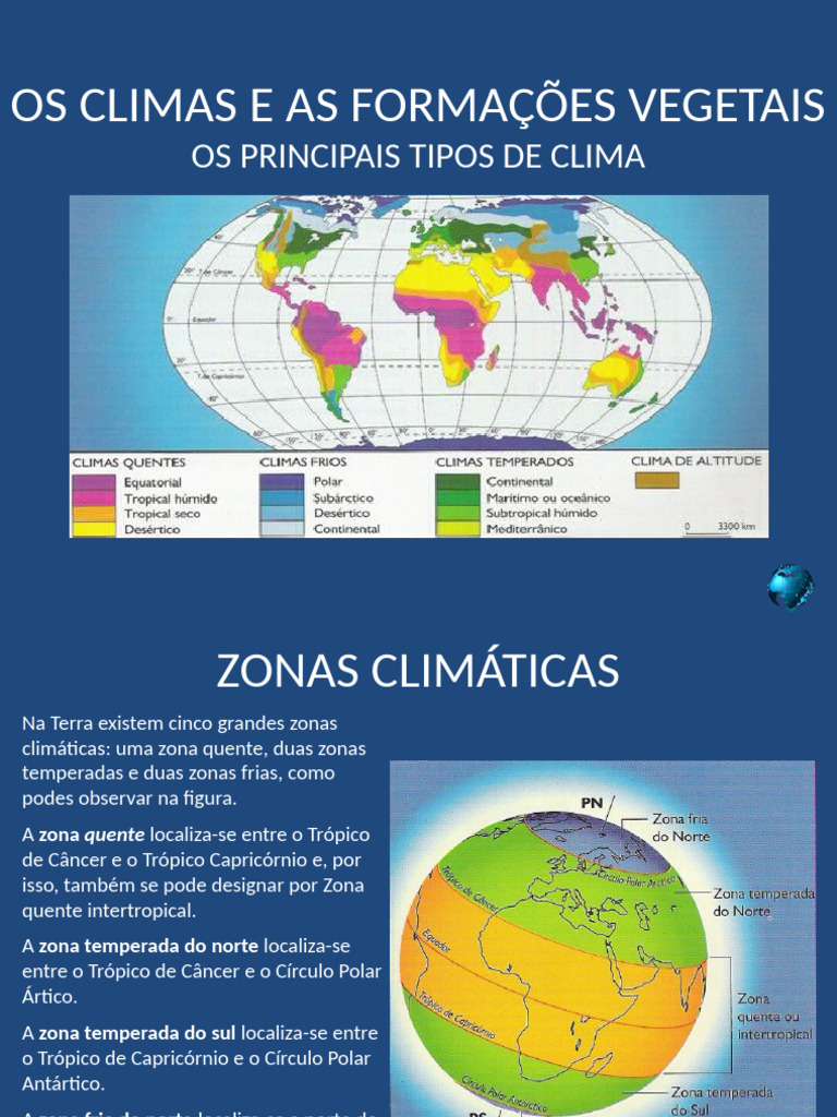 Zonas Climáticas e Tipos de Clima | PDF