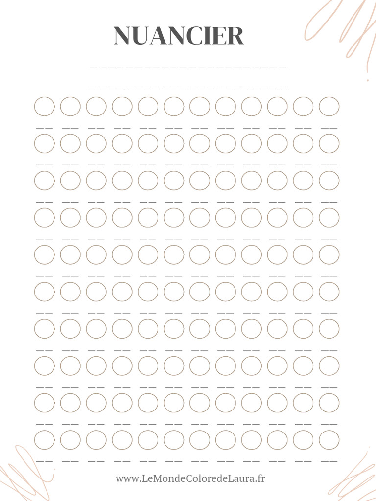 Nuancier 120 Couleurs | PDF