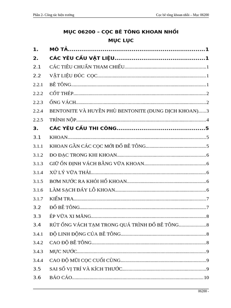 Coc Khoan NH I | PDF