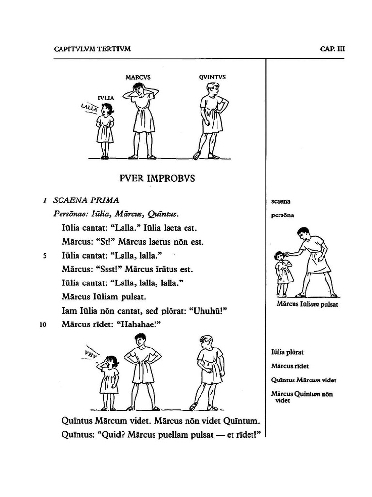 Capitulum III Puer Improbus | PDF