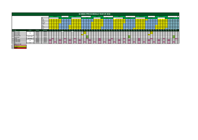 Maple 52week PPM Schedule | PDF