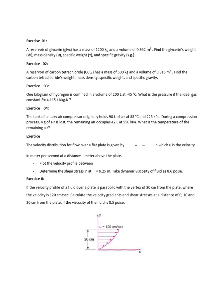 TD de LA Mdf | PDF | Viscosity | Density