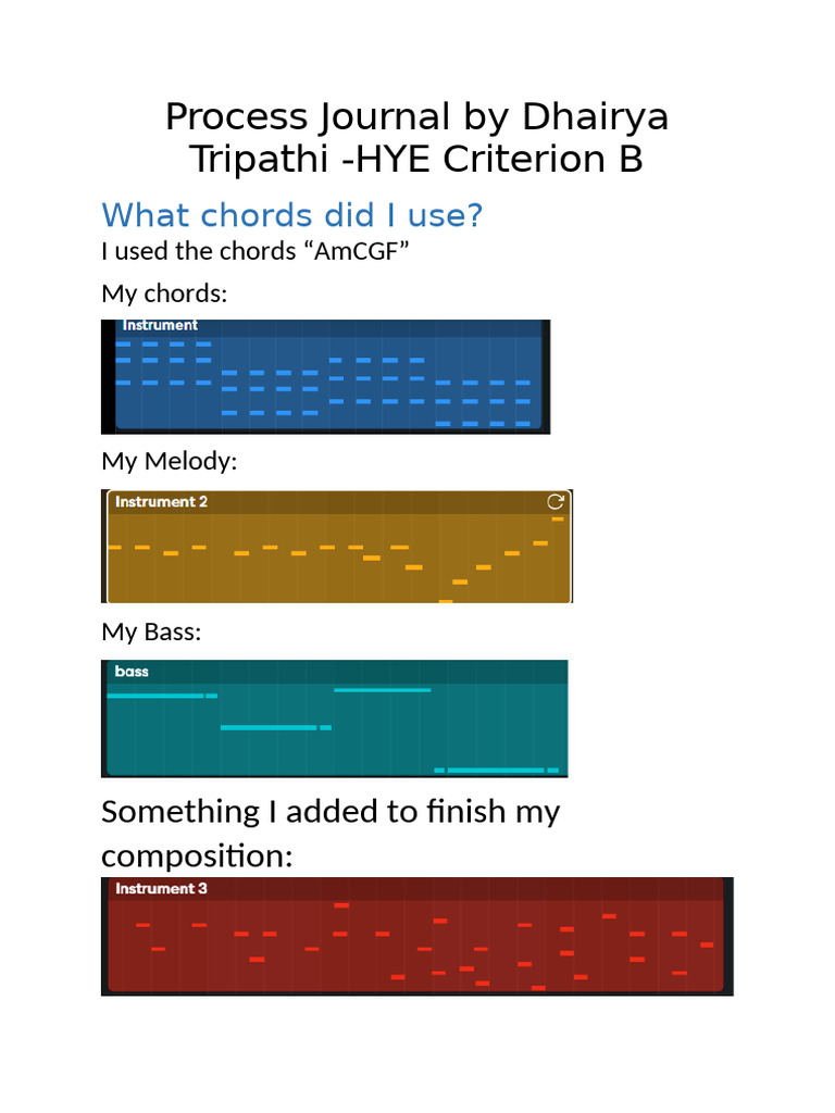 Process Journal | PDF