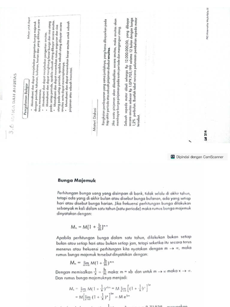 Bunga Dan Anuitas | PDF