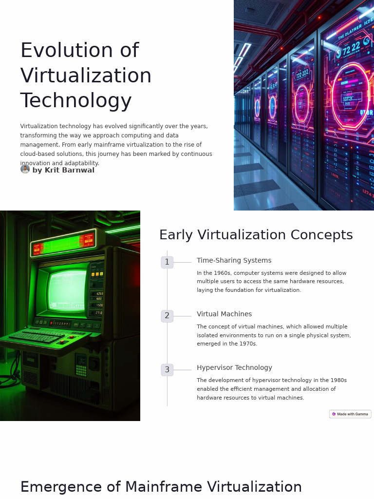 Evolution Of Virtualization Technology Pdf Virtualization Cloud Computing