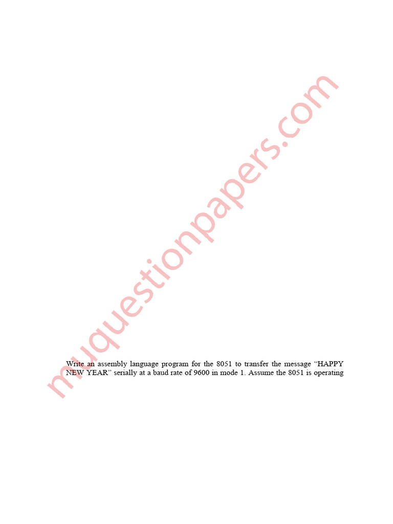 Microcontrollers Exam Paper Overview | PDF | Classes Of Computers | Computer Science