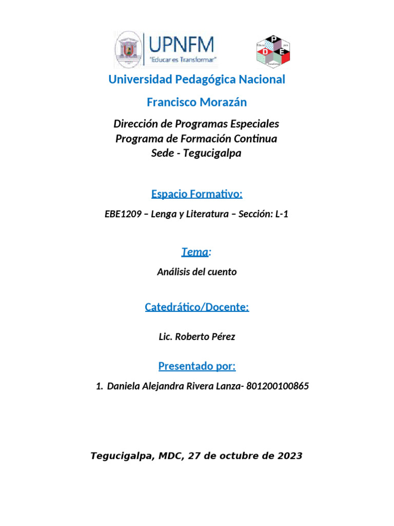 Analisis Del Cuento | PDF | Basalto