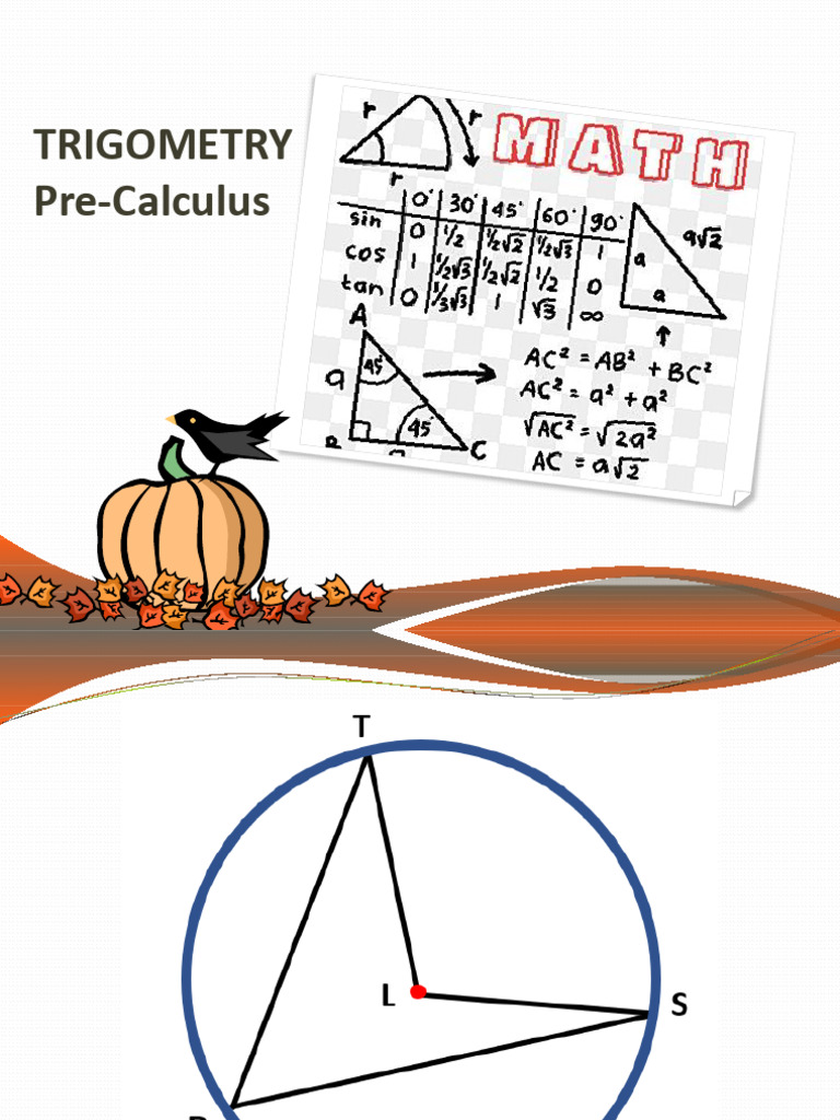 Pre Cal Unit Circle | PDF | Angle | Trigonometric Functions