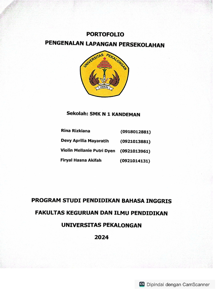 Lembar Pengesahan PLP Pbi | PDF