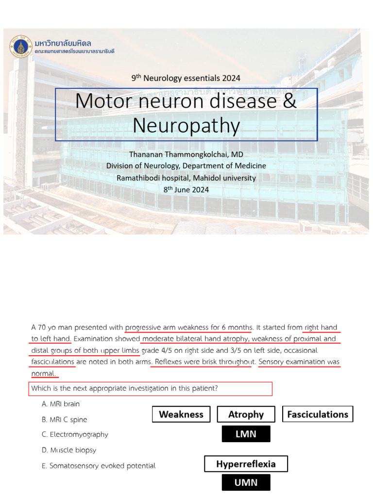 MND À .À À À À À À À | PDF | Peripheral Neuropathy | Diseases And Disorders