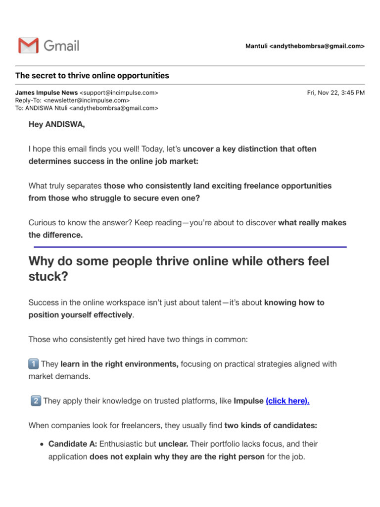 The Secret To Thrive Online Opportunities | PDF | Cognition | Cognitive ...