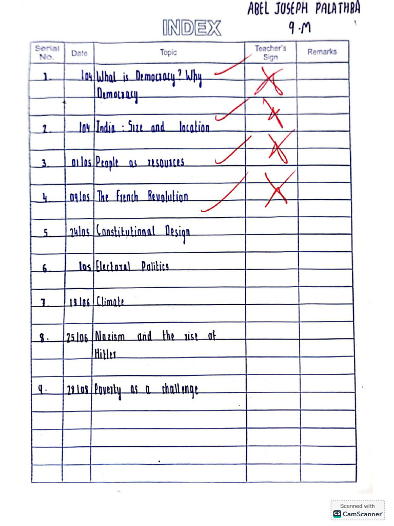SST Lecture Notebook Abel Tinson Notes T-1 | PDF