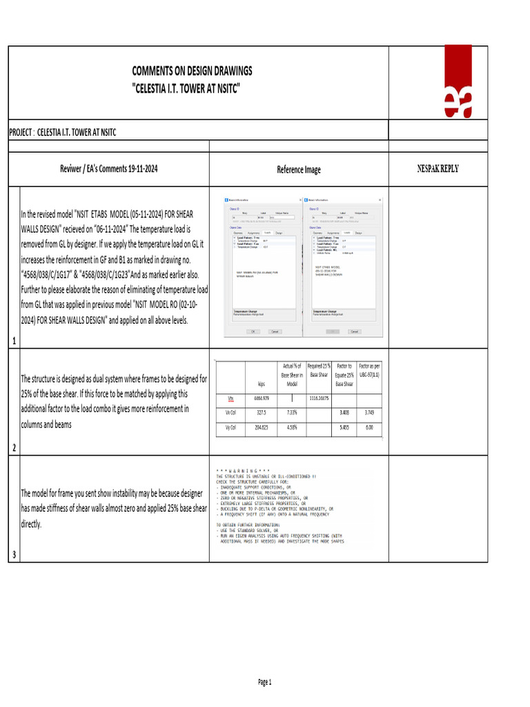 Celestia Tower Design Review Comments | PDF | Building Technology ...