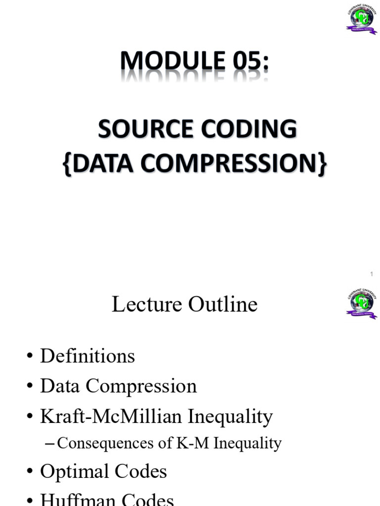 Data Compression and Huffman Codes | PDF | Encodings | Applied Mathematics