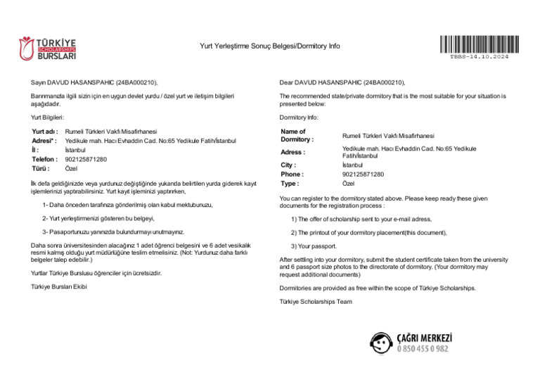 Yurt Belge 24BA000210En | PDF