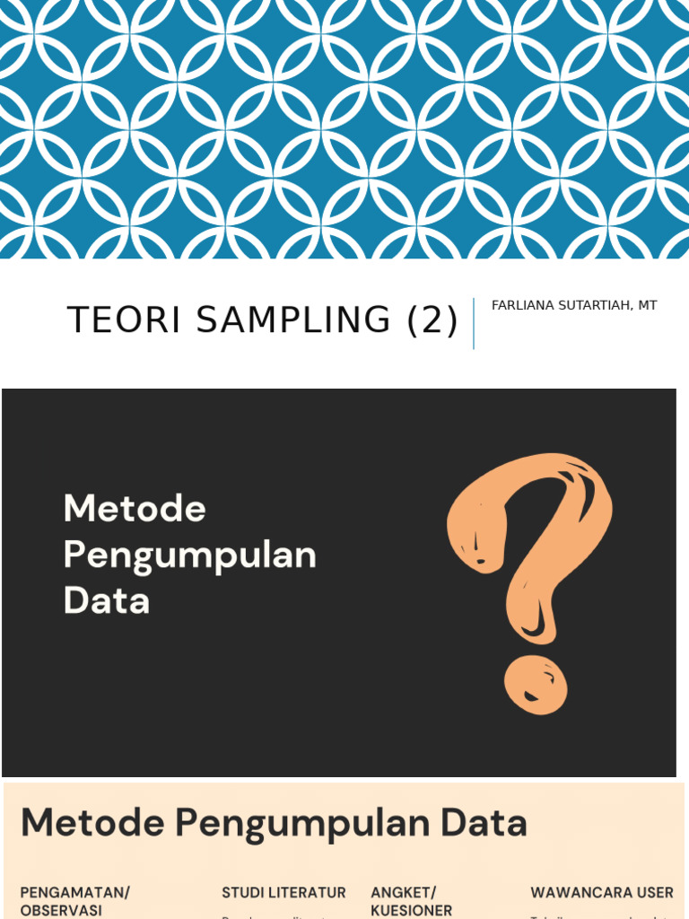 Teori Sampling 2 | PDF