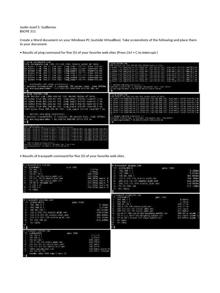 Basic Networking Operation | PDF