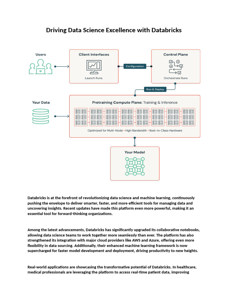Driving Data Science Excellence With Databricks | PDF | Data Science | Data