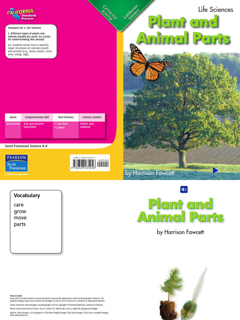 K.4 Plant and Animal Parts (Life Sciences) | PDF | Botany