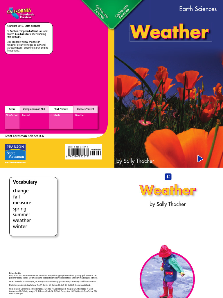 K.6 Weather (Earth Sciences) | PDF | Weather | Science