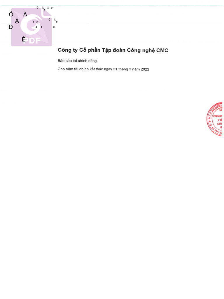 2021 Bctc Kiểm Toán | PDF