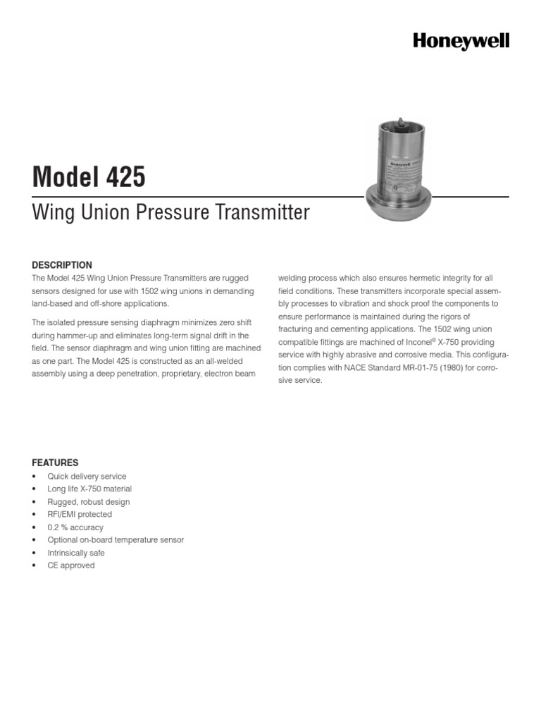 Wing Union PT Model - 425 - Datasheet | PDF | Amplifier | Power Supply