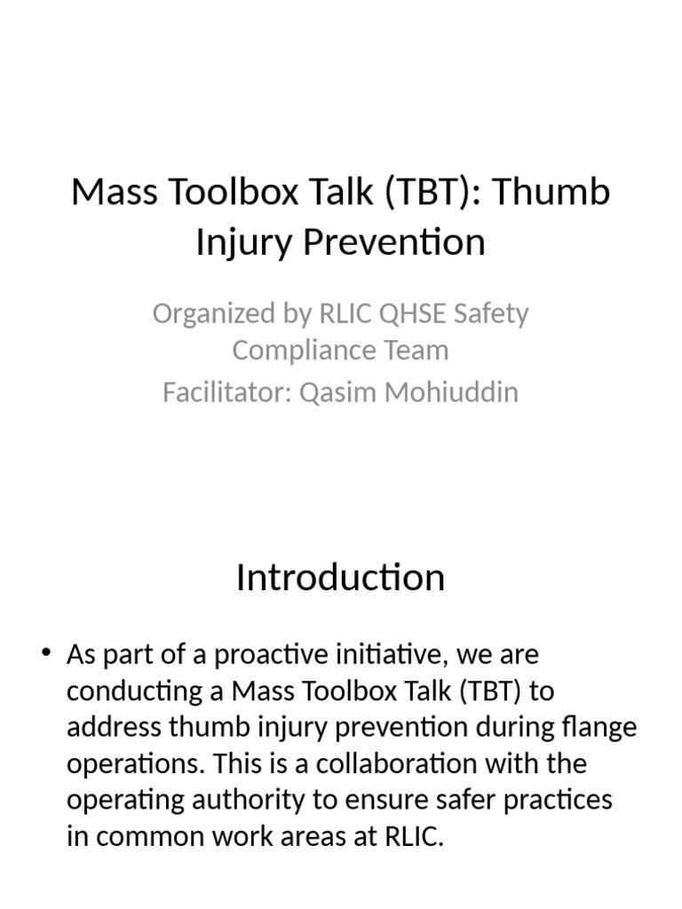 Mass - TBT - Thumb - Injury - Prevention Ready | PDF