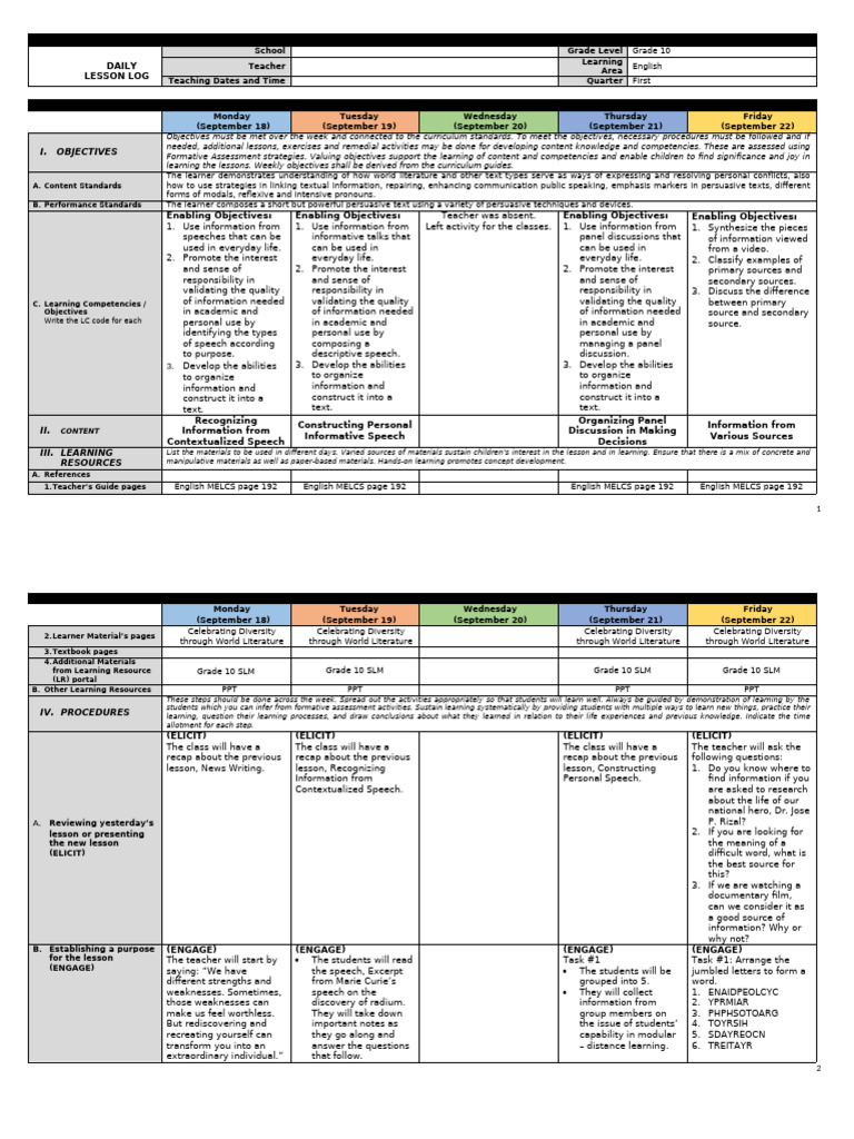 Q1-W4 | PDF | Information | Learning