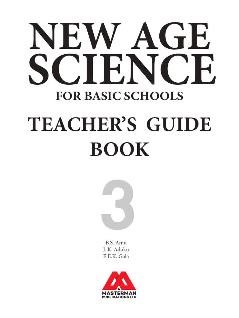 New Age Science For Basic School Teachers Guide Book 3 | PDF | Learning ...