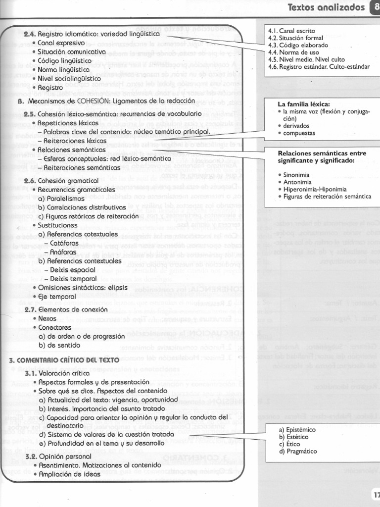 Esquema Comentario 2 | PDF