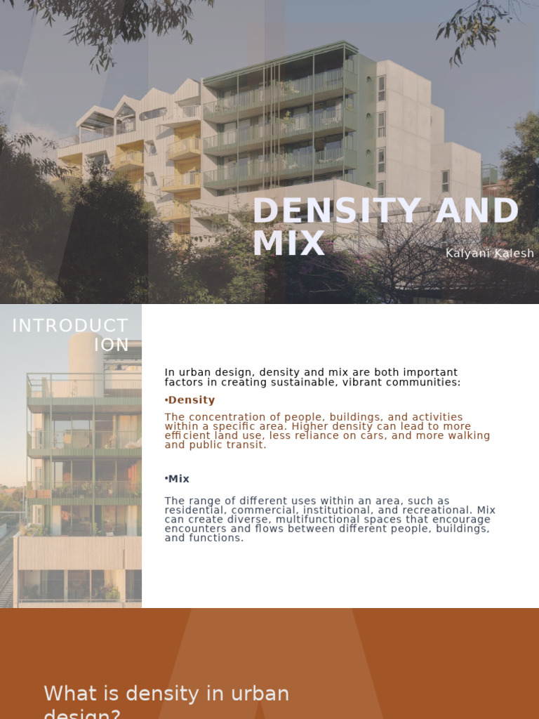 Density and Mix | PDF | Cost Of Living | Mixed Use Development