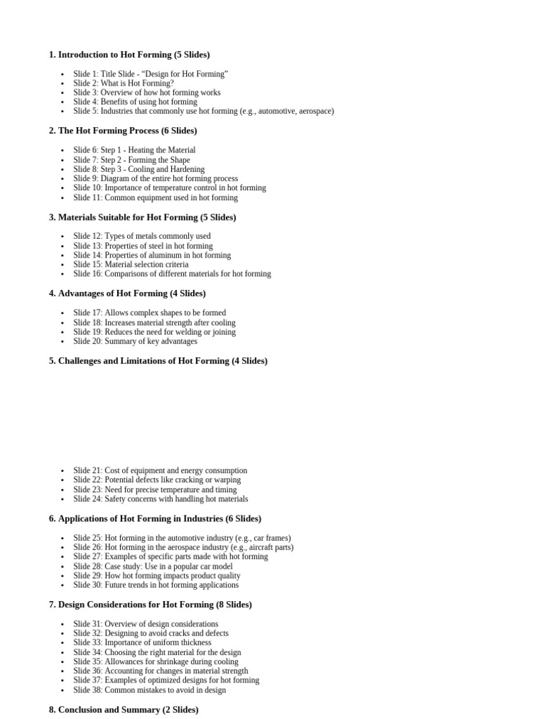 Hot Forming: Process, Benefits & Applications | PDF | Welding ...